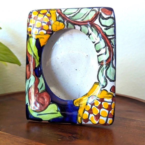 Talavera | Accents | Talavera Mini Picture Frame Mexico Folk Art ...